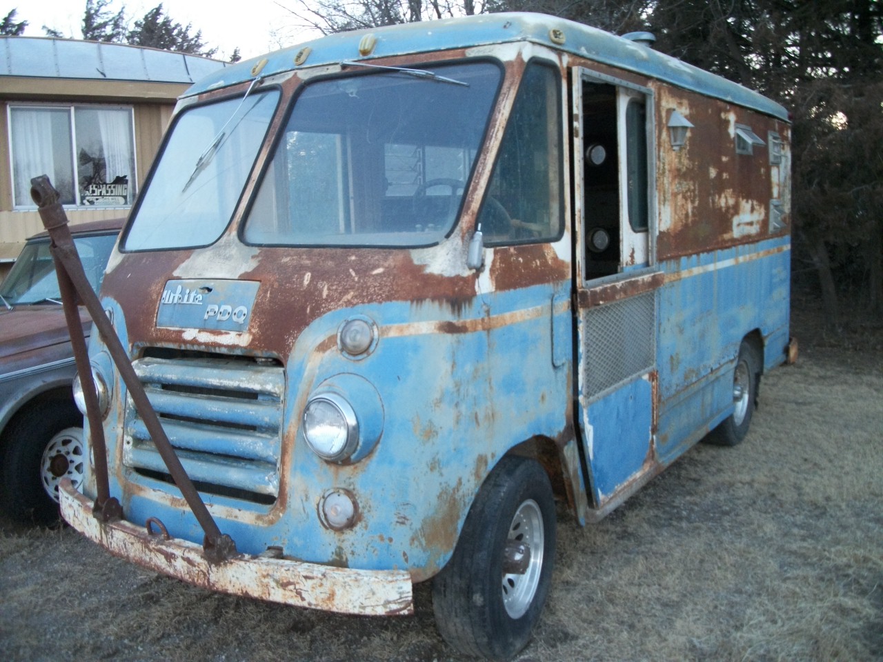 1960 White Step Van 1960 white Motor Co step van PDQ 3/4 ton hippy van